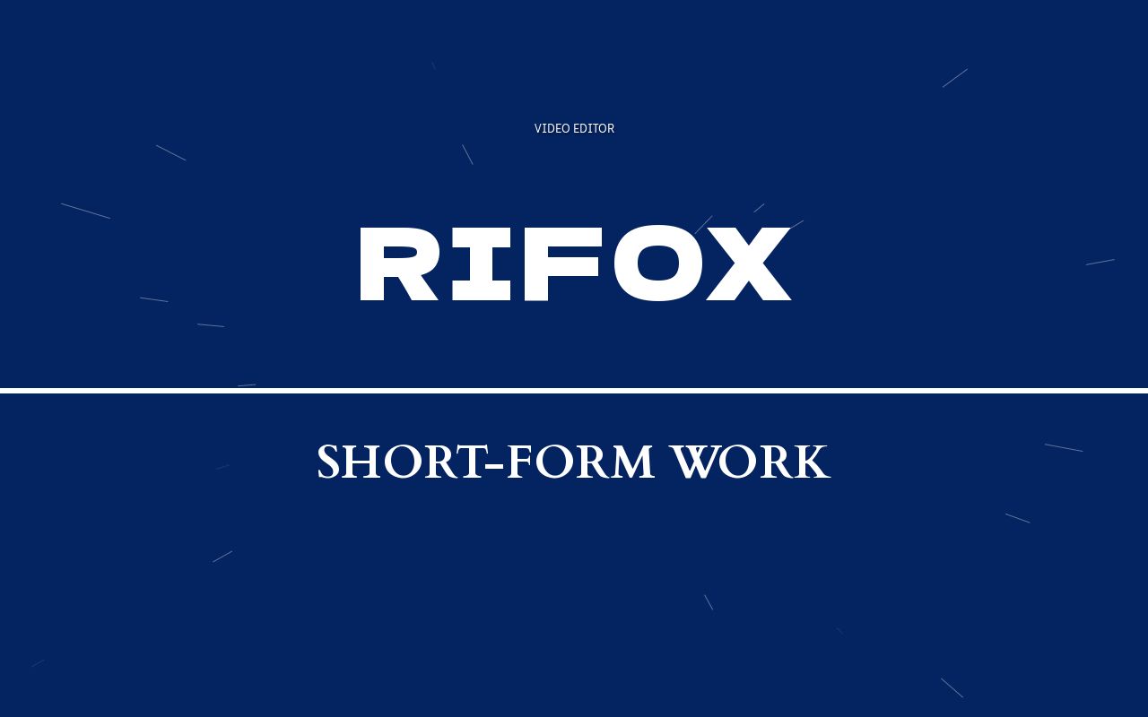 Rifox's Portfolio